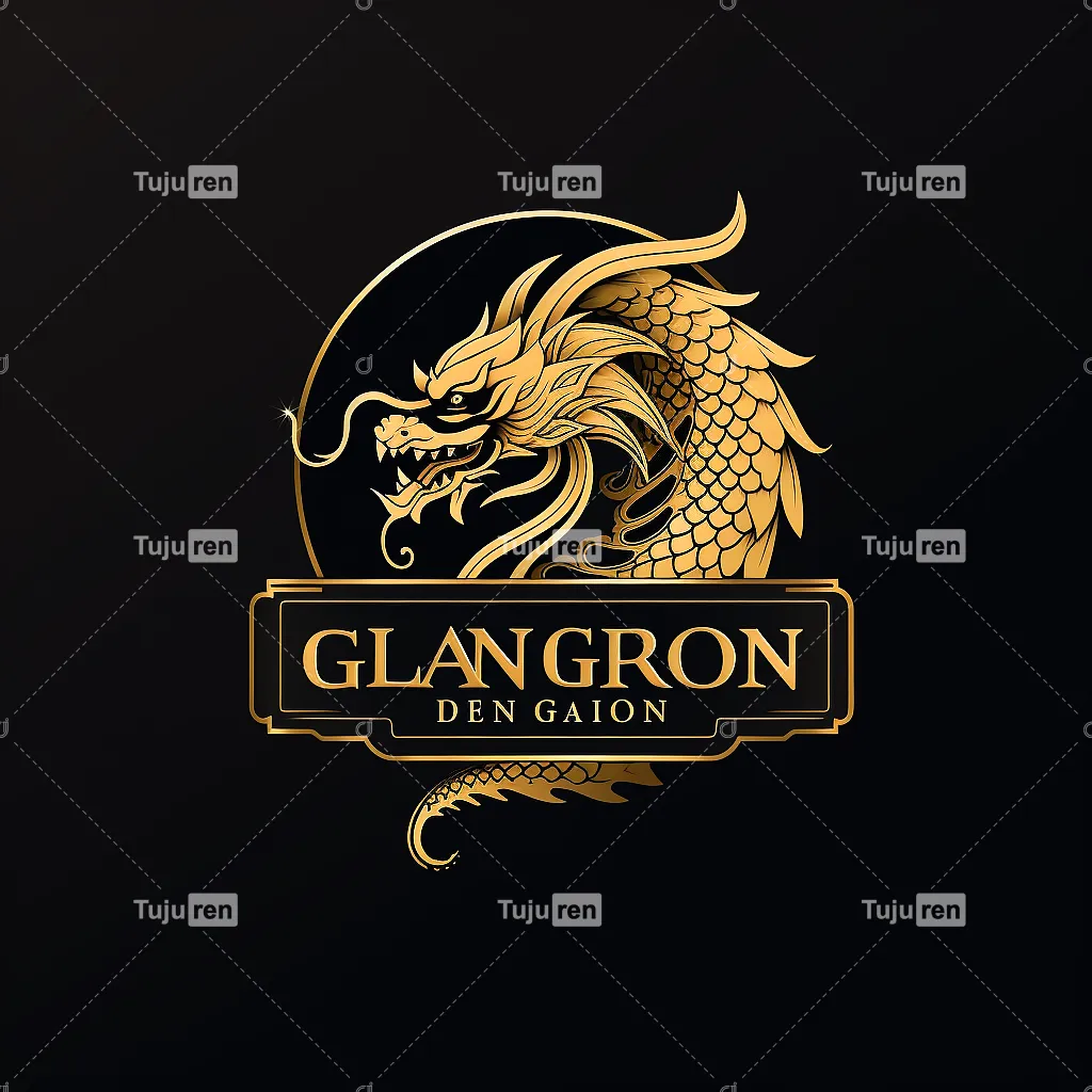 金龙标志logo海报素材模板下载 图巨人