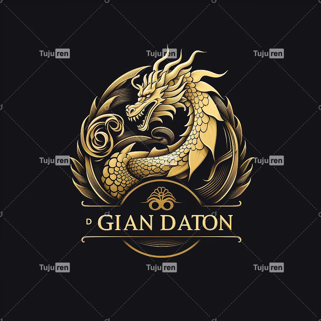 金龙标志logo海报素材模板下载 图巨人